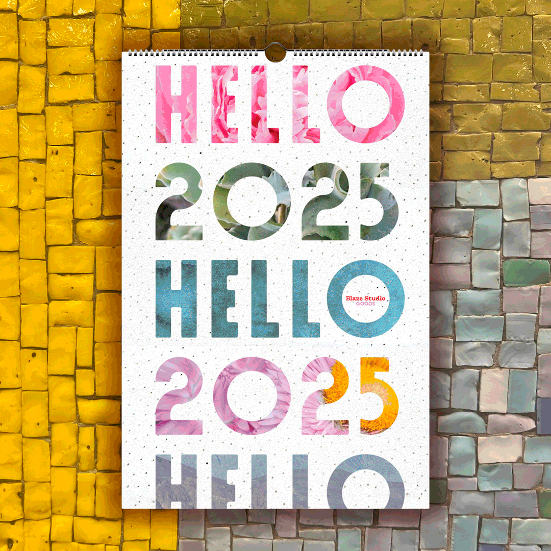 2025 Wall Calendar – Blaze Studio Goods